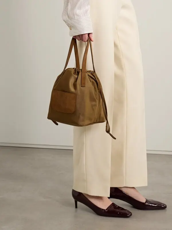 Khaite Rory Bucket Bag - Green