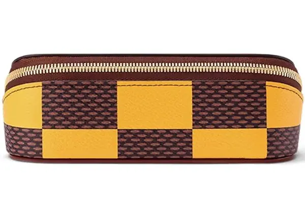 LOUIS VUITTON Sunglasses Pouch Gm Damier Pop - Yellow
