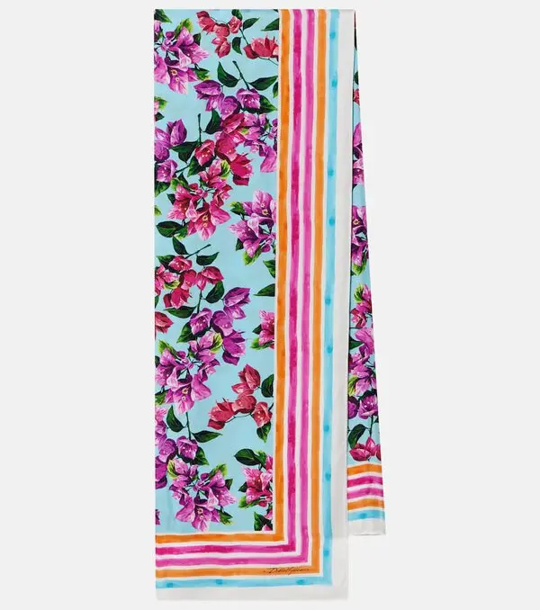 Dolce & Gabbana Floral Scarf - Multicoloured