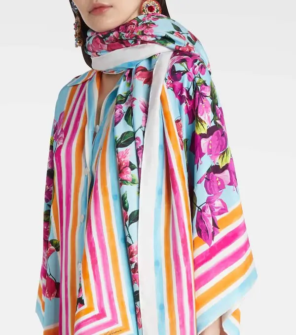 Dolce & Gabbana Floral Scarf
