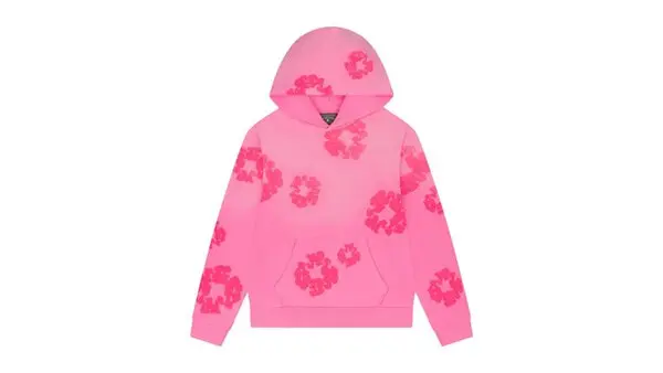 DENIM TEARS Mono Cotton Wreath Hoodie - Pink