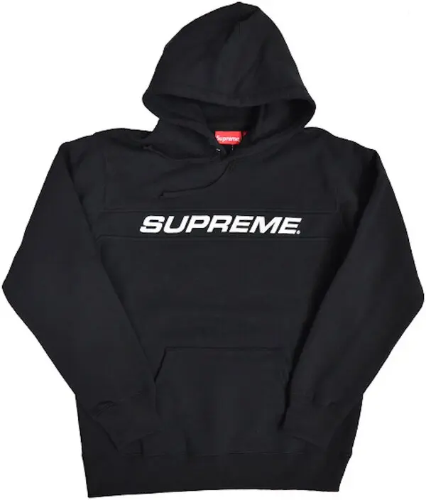 Supreme Full Stripe Hooded Sweatshirt