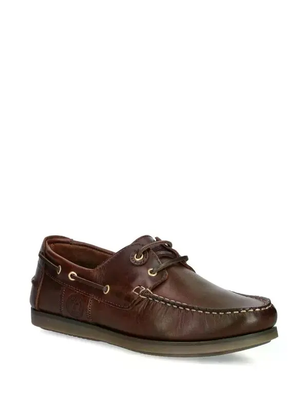 Barbour Wake Leather Boat Shoes