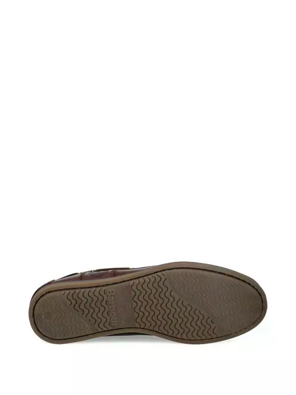 Barbour Wake Leather Boat Shoes