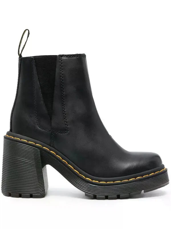 Dr. Martens Spence 87mm Leather Boots - Black