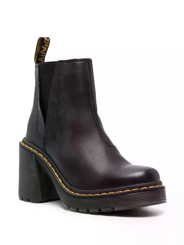 Dr. Martens Spence 87mm Leather Boots - Black