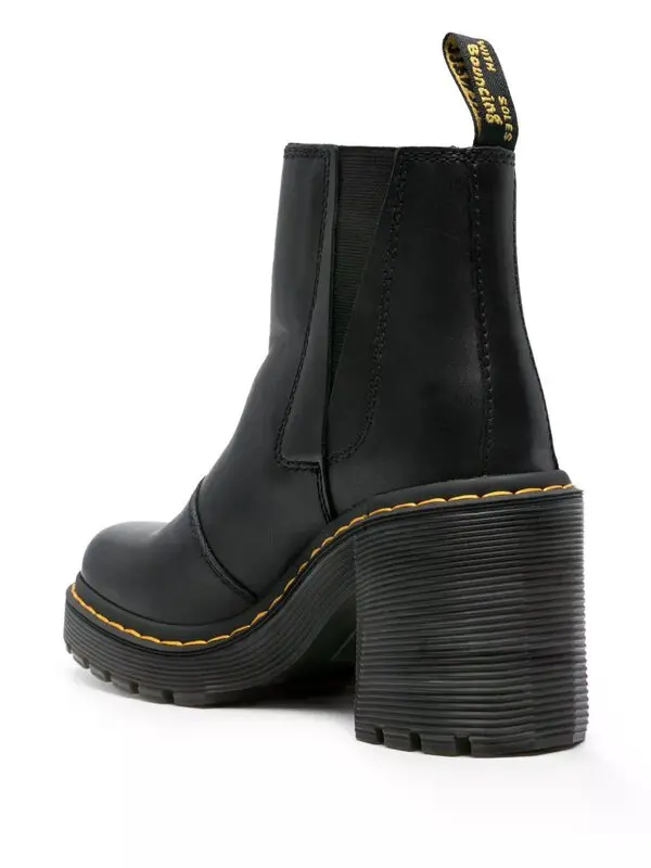 Dr. Martens Spence 87mm Leather Boots - Black