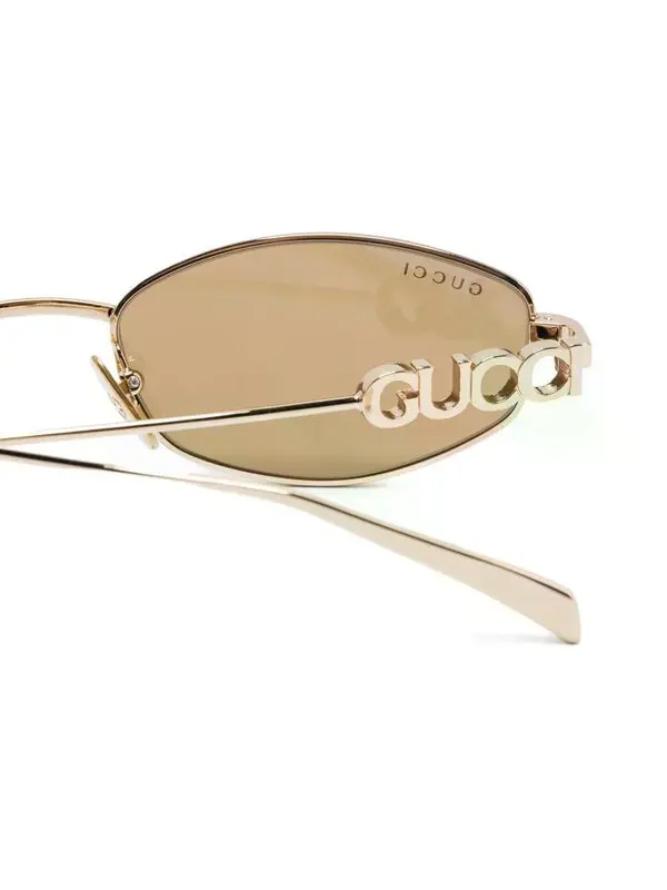 Gucci Oval-frame Sunglasses