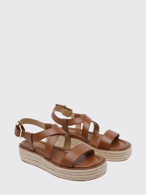 Michael Kors Lynne Platform Sandals - Brown
