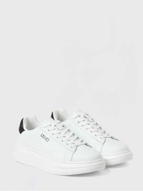 Liu Jo Leather Sneakers With Platform Sole