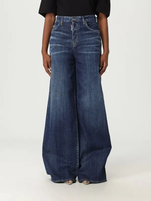 Dsquared2 Wide Leg Jeans