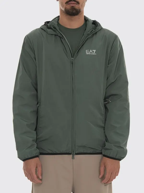 EA7 Hooded Zip-up Jacket - Green