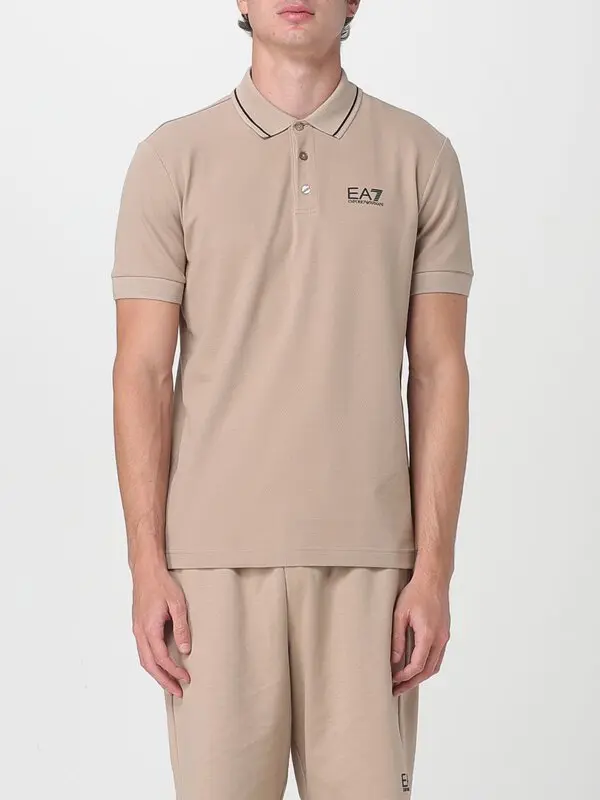 EA7 Polo Shirt - Beige
