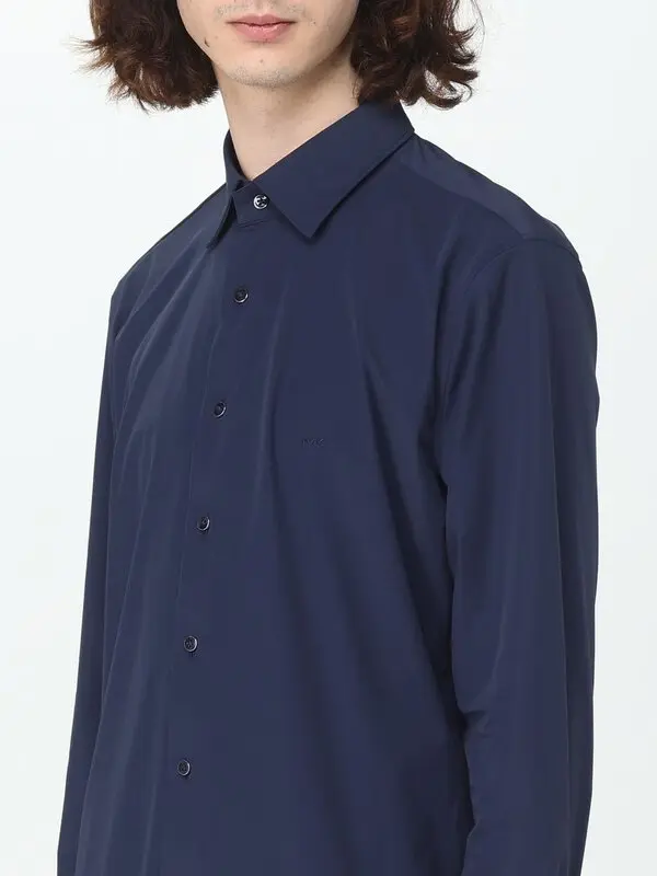 Michael Kors Shirt In Stretch Cotton - Blue 1