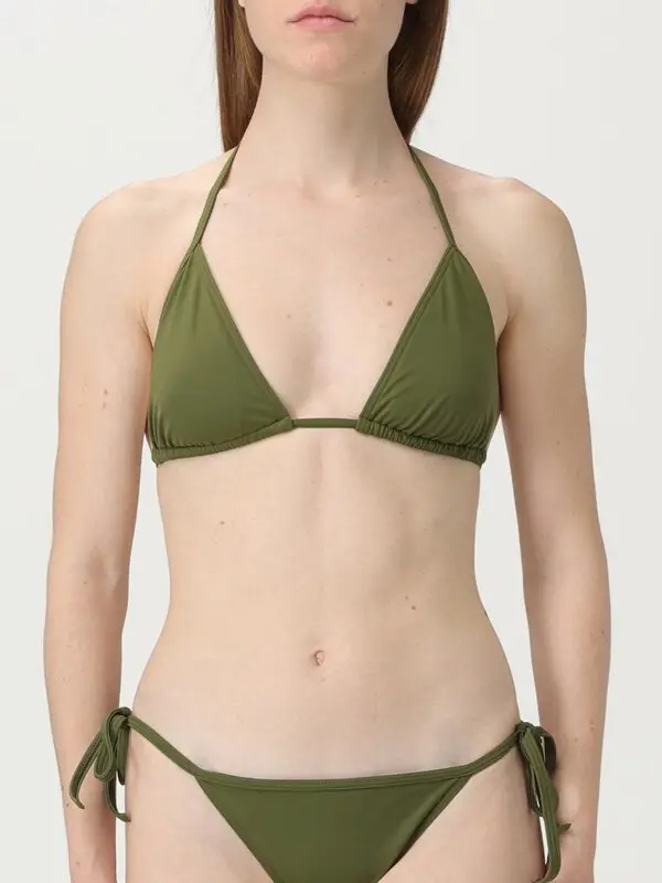 KAMPOS Halterneck Bikini Top And Tie Side Bottoms - Olive