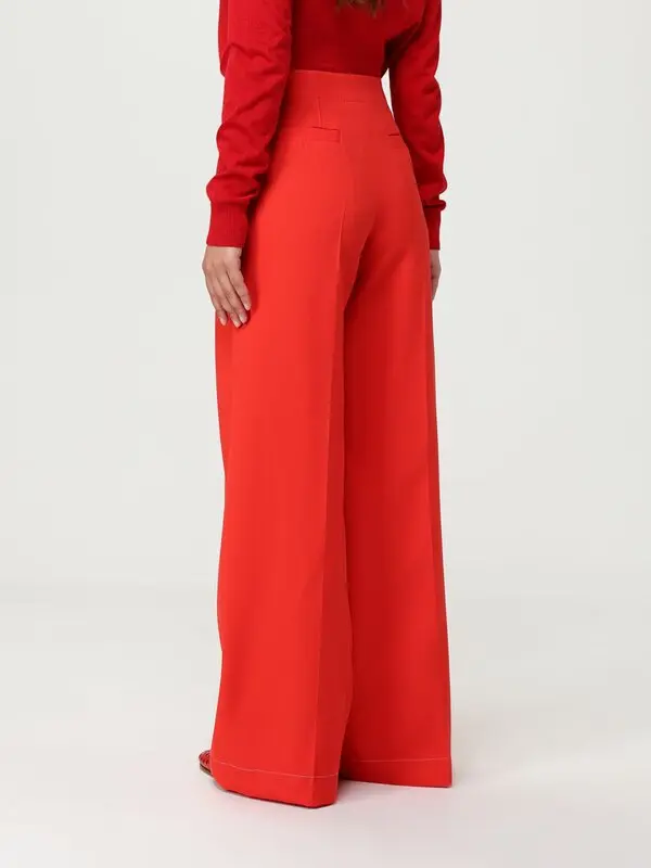 Brioni Wide Leg Trousers - Red
