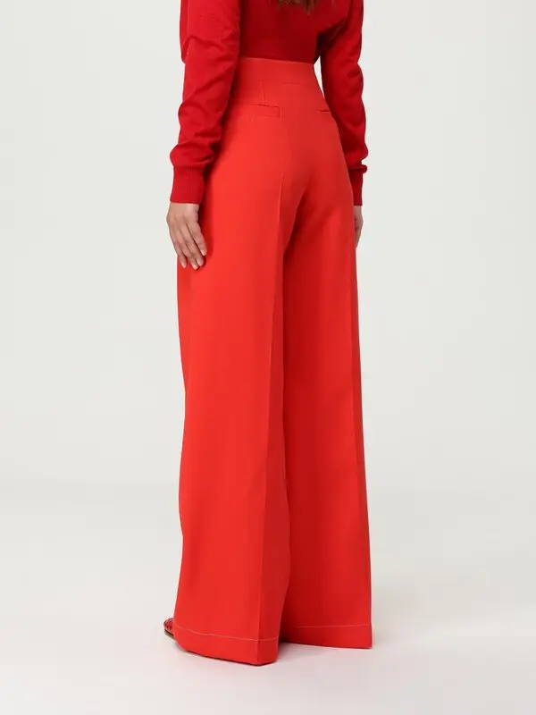Brioni Tailored Wide Leg Trousers - Red