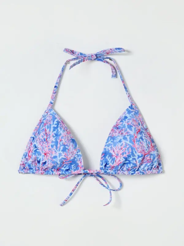 KAMPOS Triangle Bikini Top - Gnawed Blue