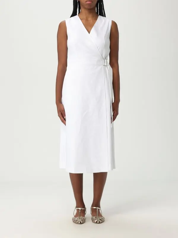 Theory Wrap Dress With Belt Detail