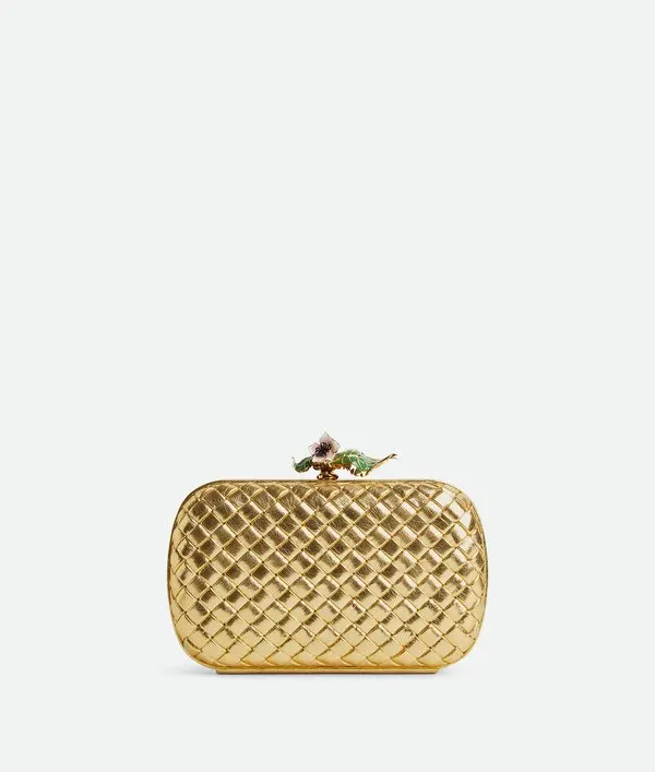 BOTTEGA  VENETA Knot Minaudière - Gold
