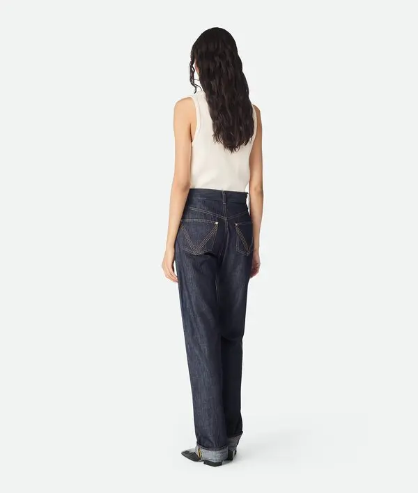 Bottega Veneta Straight-leg Jeans - Indigo