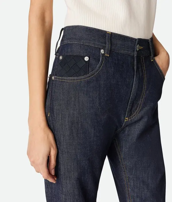 Bottega Veneta Straight-leg Jeans - Indigo