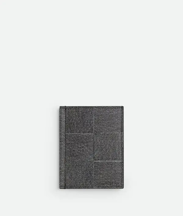 Bottega Veneta Cassette Slim Flap Card Case - Mid Grey/ardoise