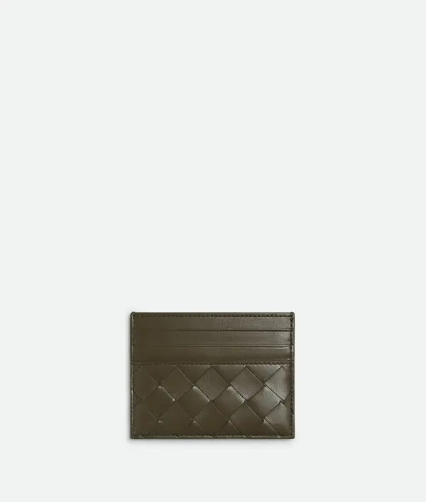 BOTTEGA  VENETA Intrecciato Credit Card Case - Cypress/ice