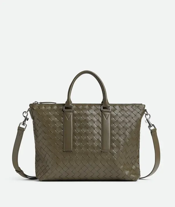 BOTTEGA  VENETA Intrecciato Soft Briefcase - Cypress