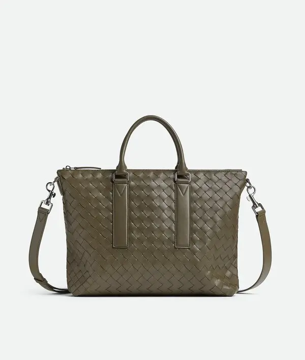 BOTTEGA  VENETA Intrecciato Soft Briefcase - Cypress