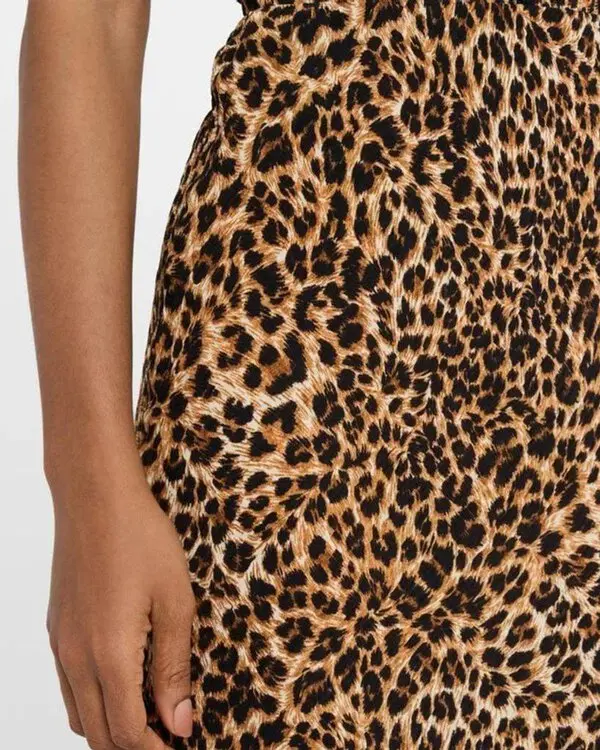Nanushka Zarina Print Slip Skirt - Ocelot