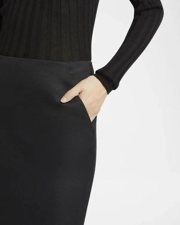 Giorgio Armani Techno Scuba Pencil Skirt