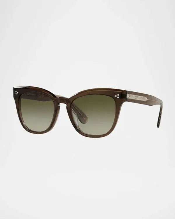 Oliver Spencer Marianela Butterfly Sunglasses - Brown
