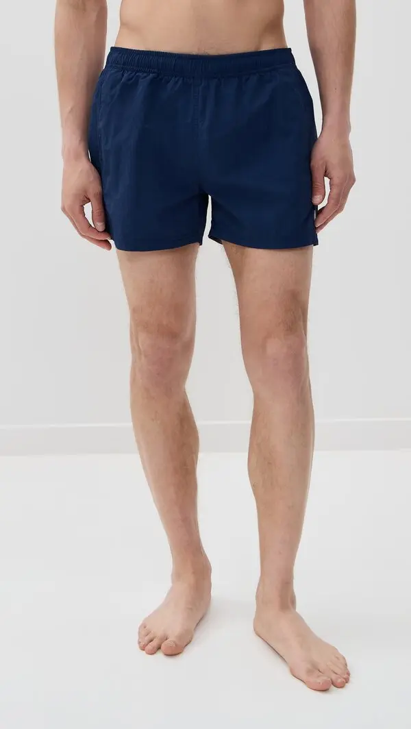 AUTO-REPLY Solid Sebastian Swim Trunks - Lapis