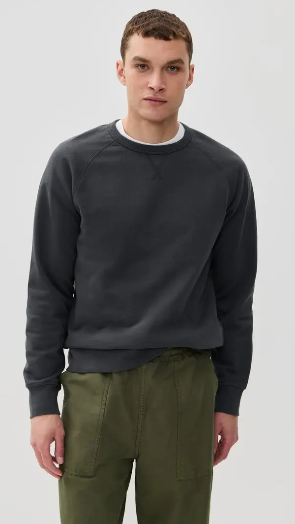 Officine Générale Crew Neck French Terry Sweater