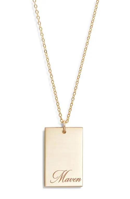 SET & STONES Stella Personalized Pendant Necklace - Gold