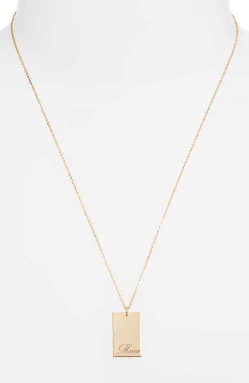 SET & STONES Stella Personalized Pendant Necklace - Gold