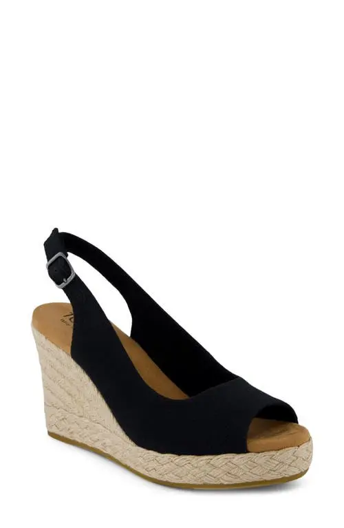Toms Camilla Wedge Sandal - Black