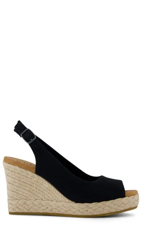 Toms Camilla Wedge Sandal - Black