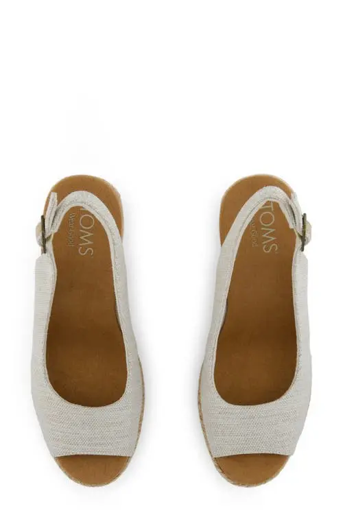 Toms Camill Slingback Sandal - Natural