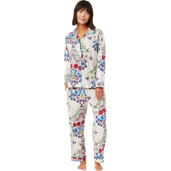 THE CAT'S PAJAMAS Luxe Pima Pajama Print Set - Blossom