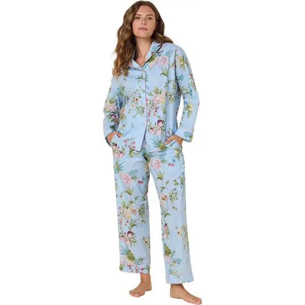 THE CAT'S PAJAMAS Luxe Pima Pajama Print Set - Perch And Bloom