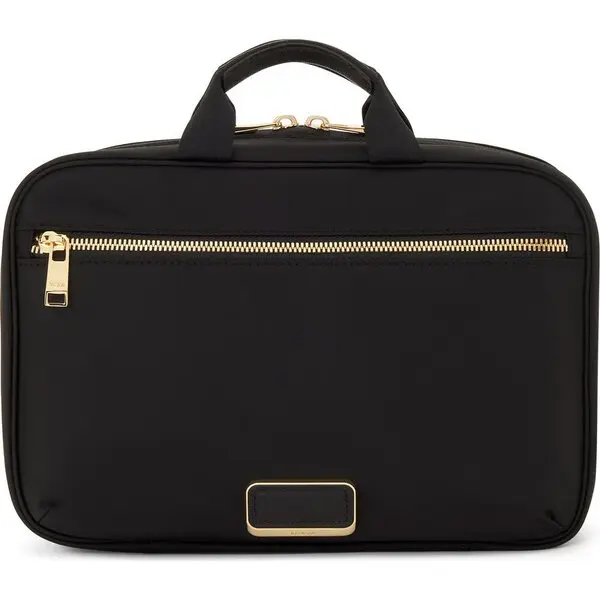 Tumi Madeline Cosmetics Case - Black/gold