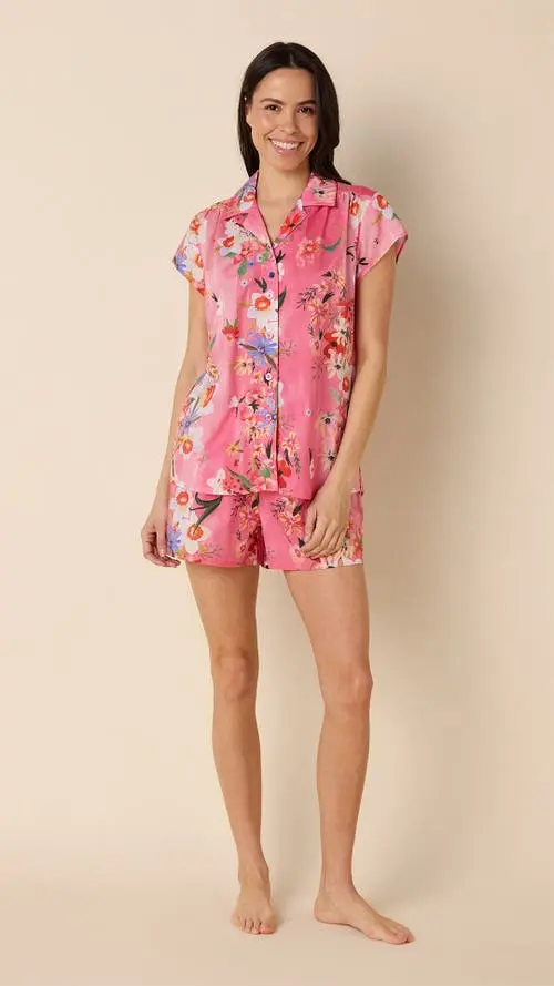 THE CAT'S PAJAMAS Voile Short Set - Spring Fling