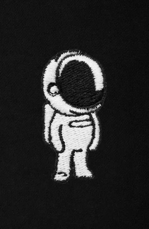 DALIX Astronaut Heavyweight Pigment Dye Tee - Black