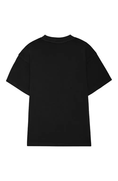 DALIX Astronaut Heavyweight Pigment Dye Tee - Black
