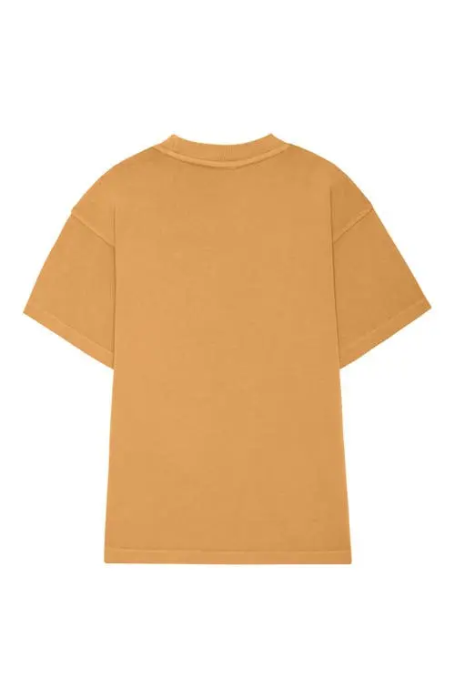 DALIX Astronaut Heavyweight Pigment Dye Tee - Peanut