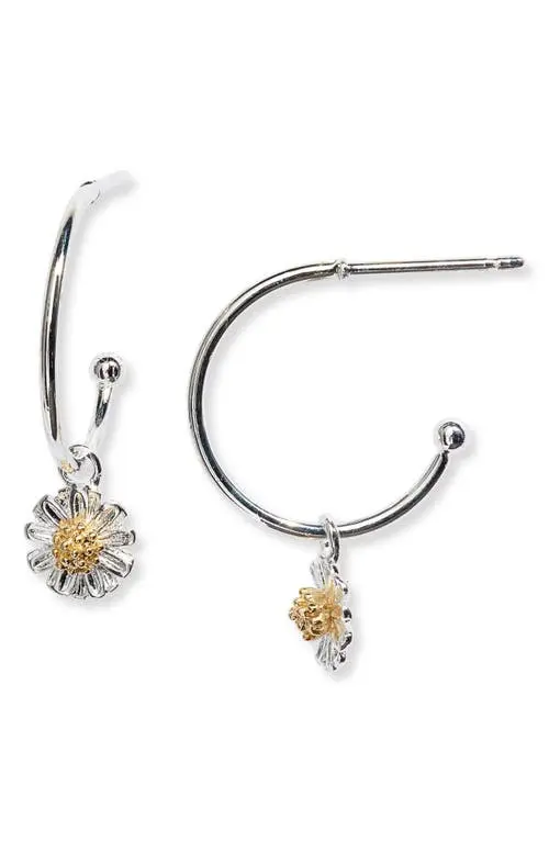 Estée Lauder Wildflower Mini Hoop Earrings - Gold/ Silver