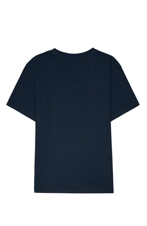 DALIX Ghost Mode Heavy Weight Cotton Tee - Navy