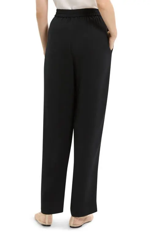 Theory Satin Wide-leg Pants